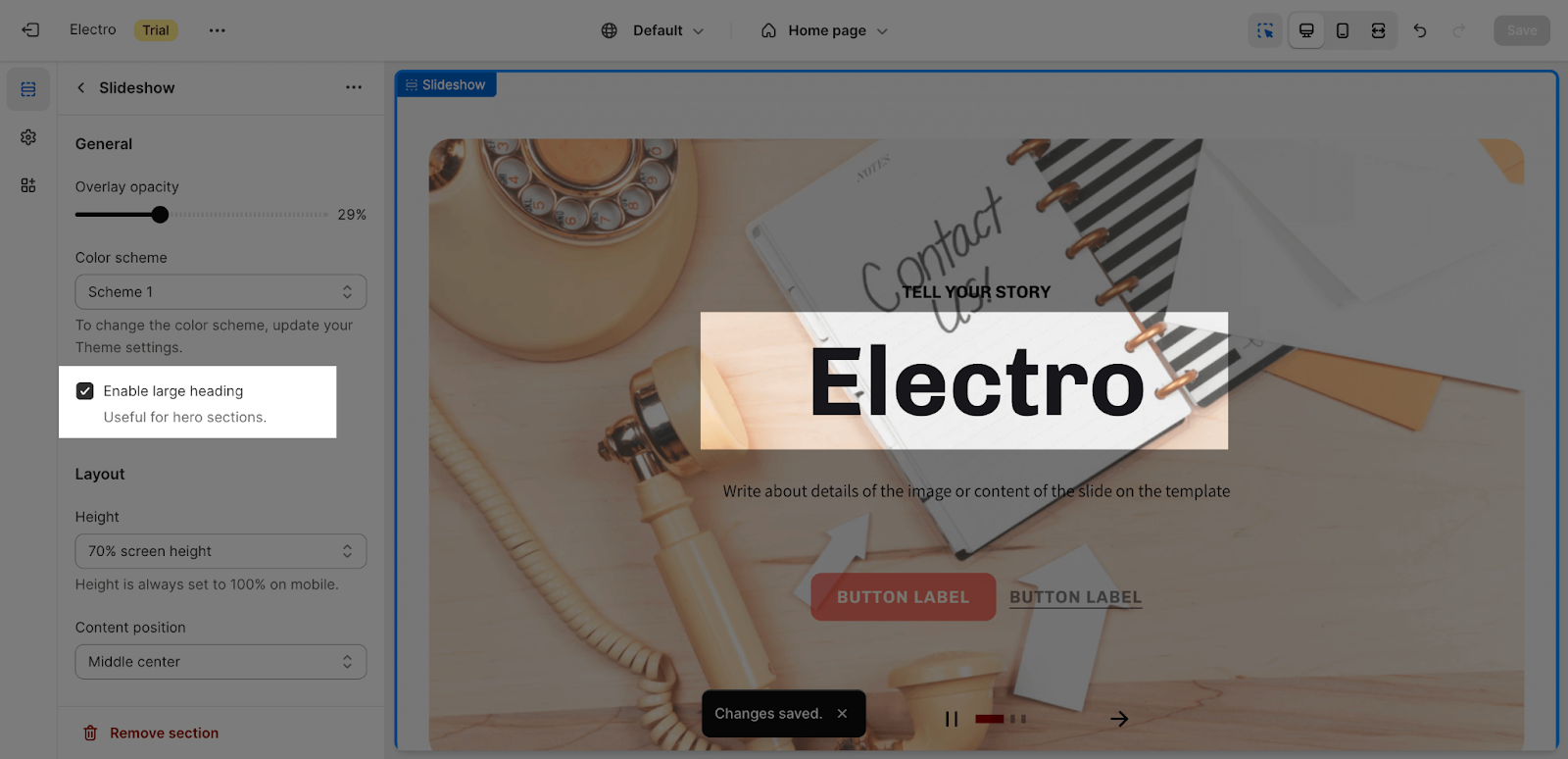 How to Use Electro Slideshow